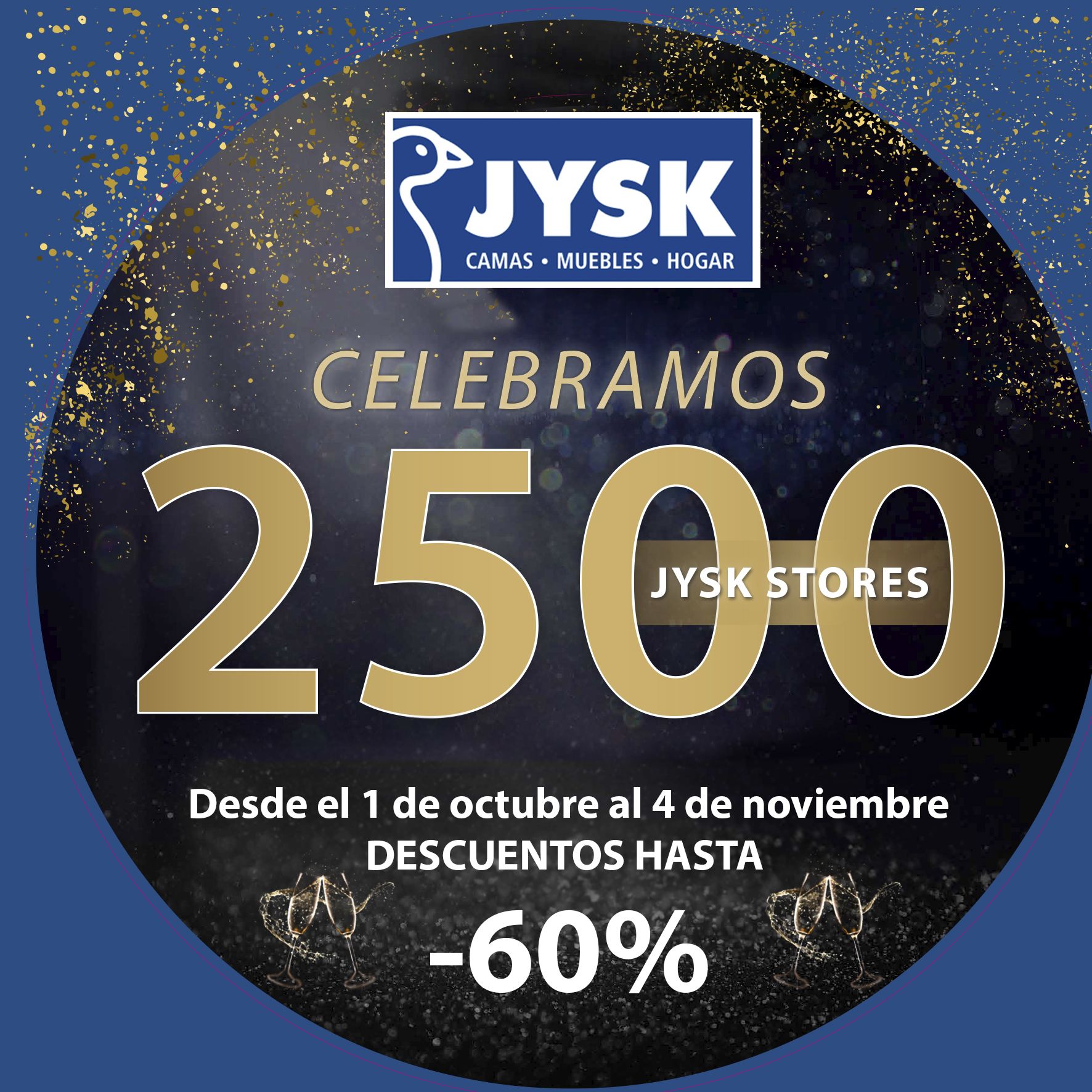 JYSK Promoción Aniversario de 2500 tiendas - Parque Comercial El Golf